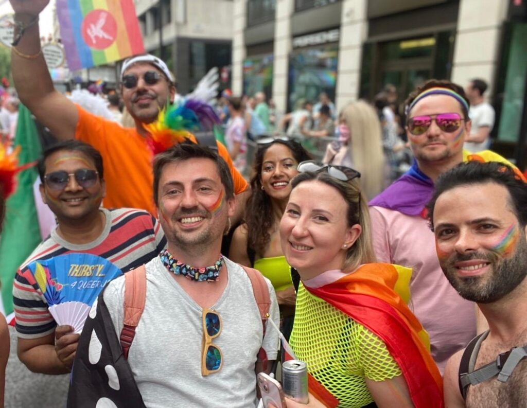 Marching for equality at Pride in London